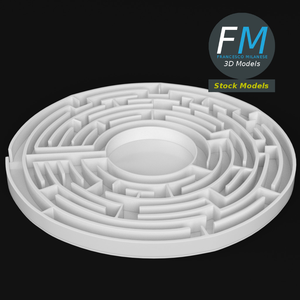 Circular labyrinth by FrancescoMilanese85 | 3DOcean