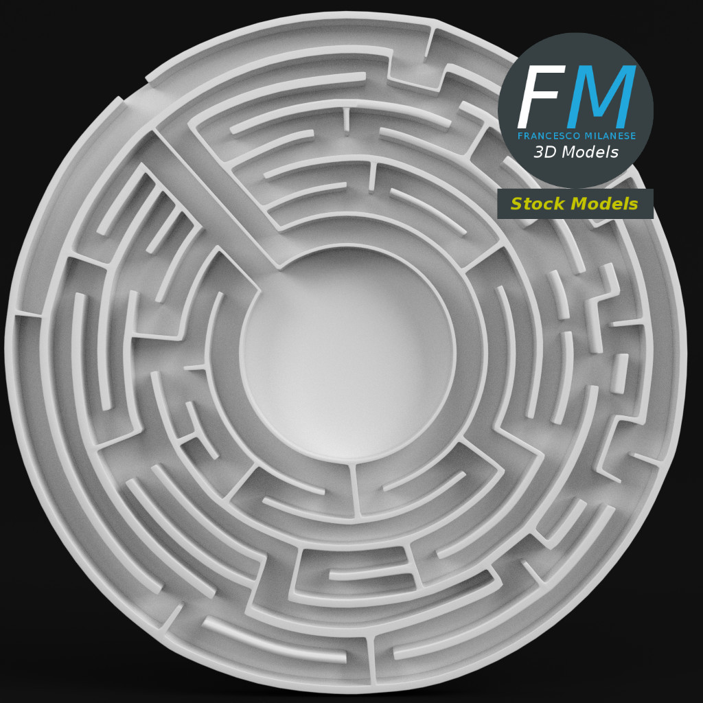 Circular labyrinth by FrancescoMilanese85 | 3DOcean
