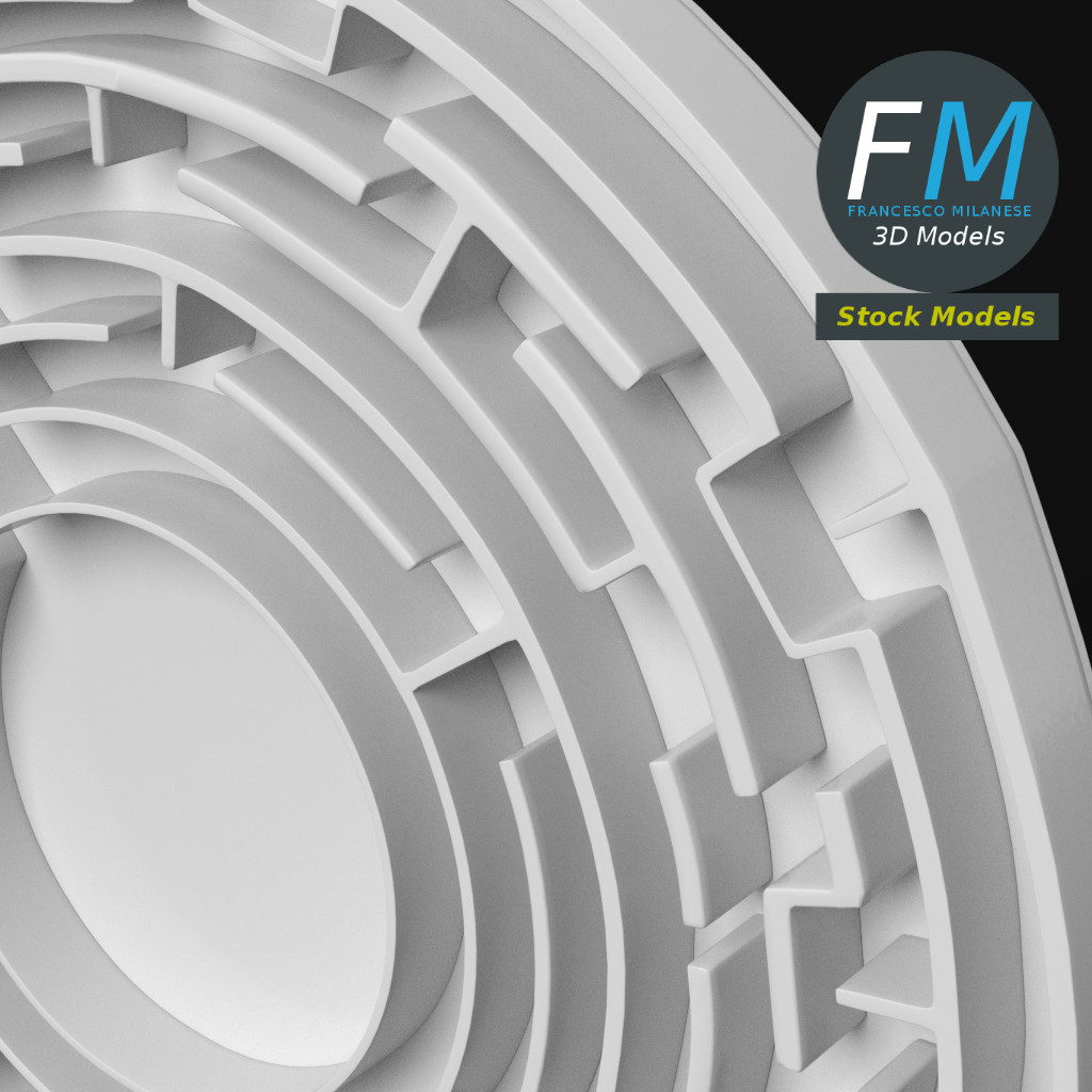 Circular labyrinth by FrancescoMilanese85 | 3DOcean