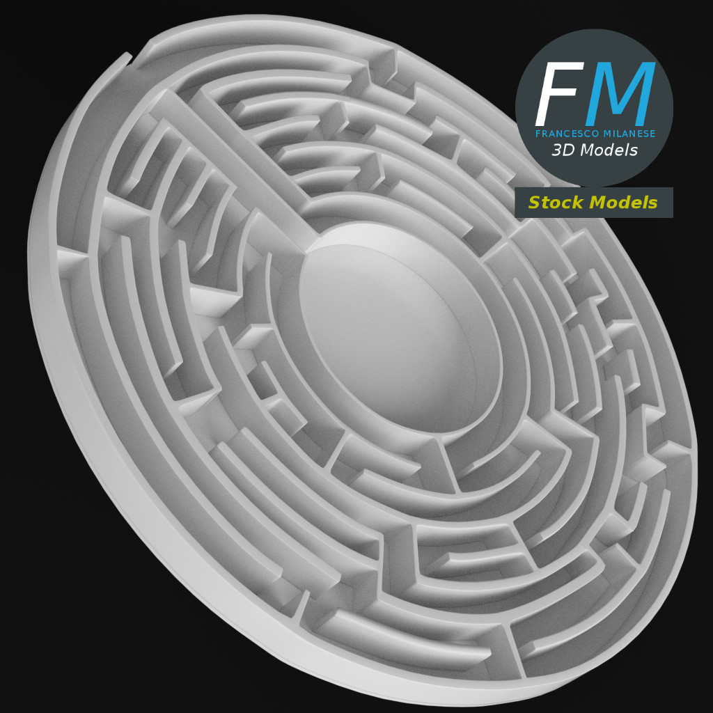 Circular labyrinth by FrancescoMilanese85 | 3DOcean