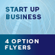Start Up Business Flyers – 4 Options, Print Templates | GraphicRiver