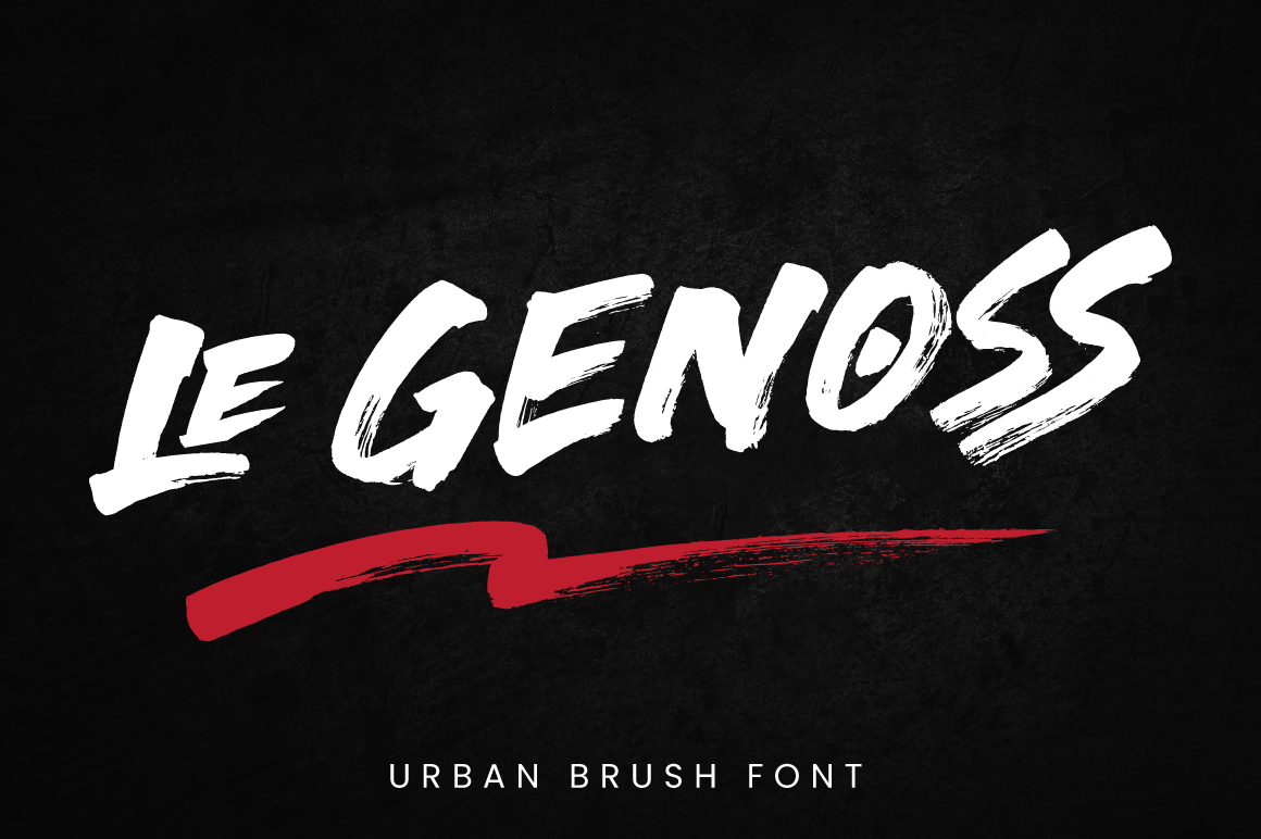 le Genoss, Fonts | GraphicRiver