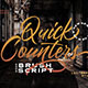 Quick Counters - Brush Script, Fonts | GraphicRiver