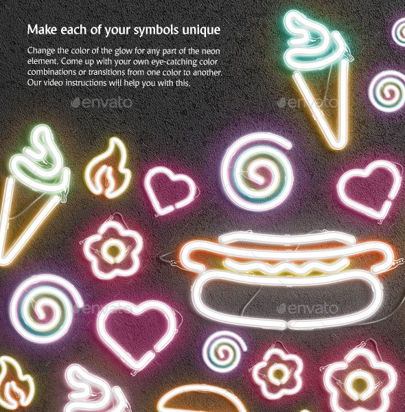 Neon Animated Sign Creator, Graphics | GraphicRiver