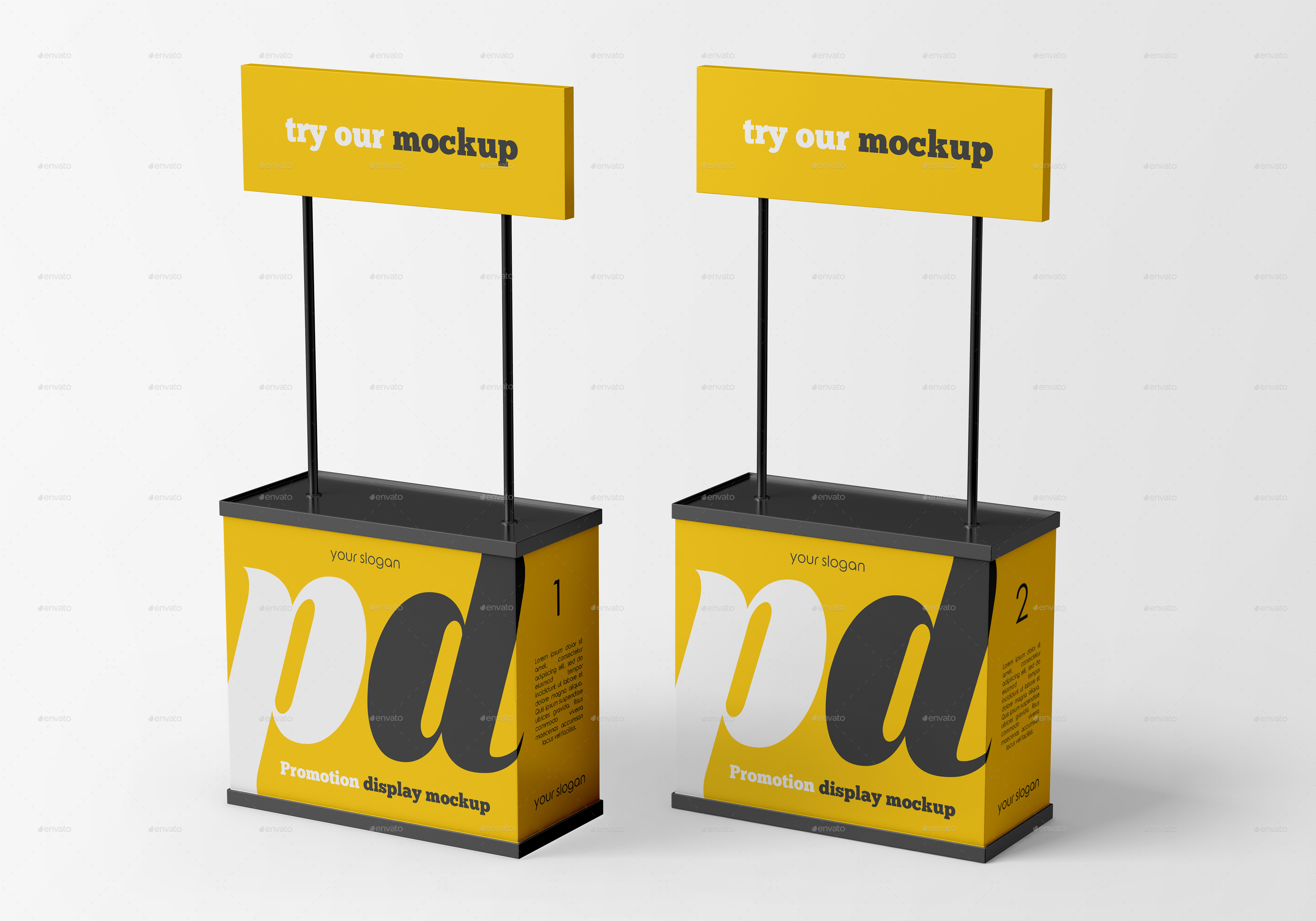 Promotion Display Mockup Set, Graphics | GraphicRiver