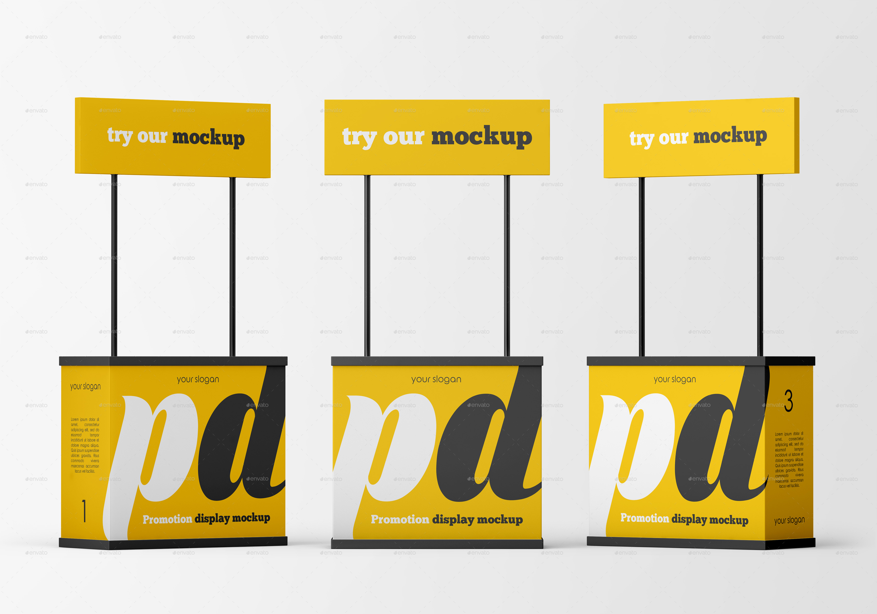 Promotion Display Mockup Set, Graphics | GraphicRiver