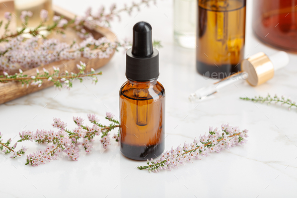Heather essential oil Stock Photo by fotodestock | PhotoDune