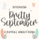 Pretty September, Fonts | GraphicRiver