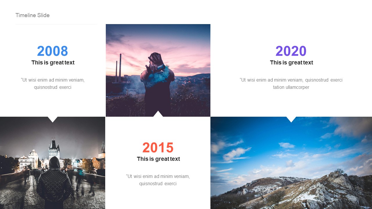 Timeline Slide Powerpoint Presentation Template by RRgraph | GraphicRiver