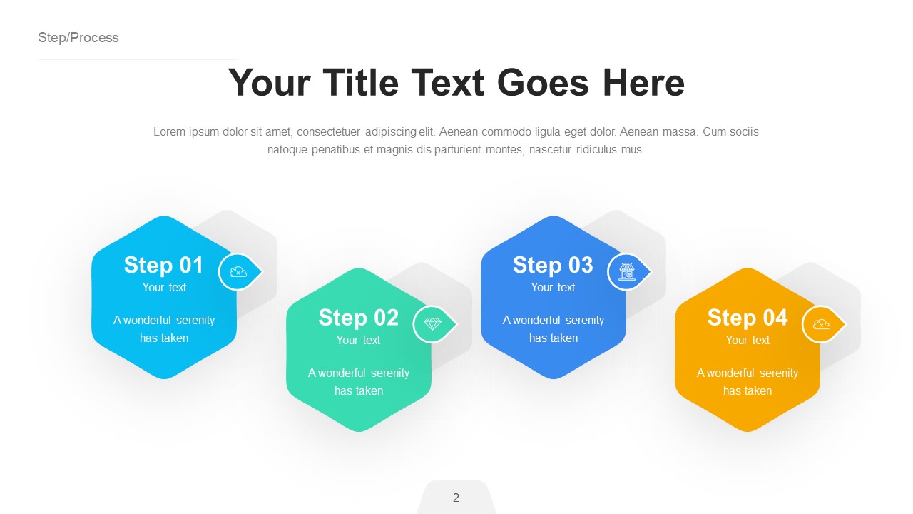 Step and Process PowerPoint Presentation Template, Presentation Templates