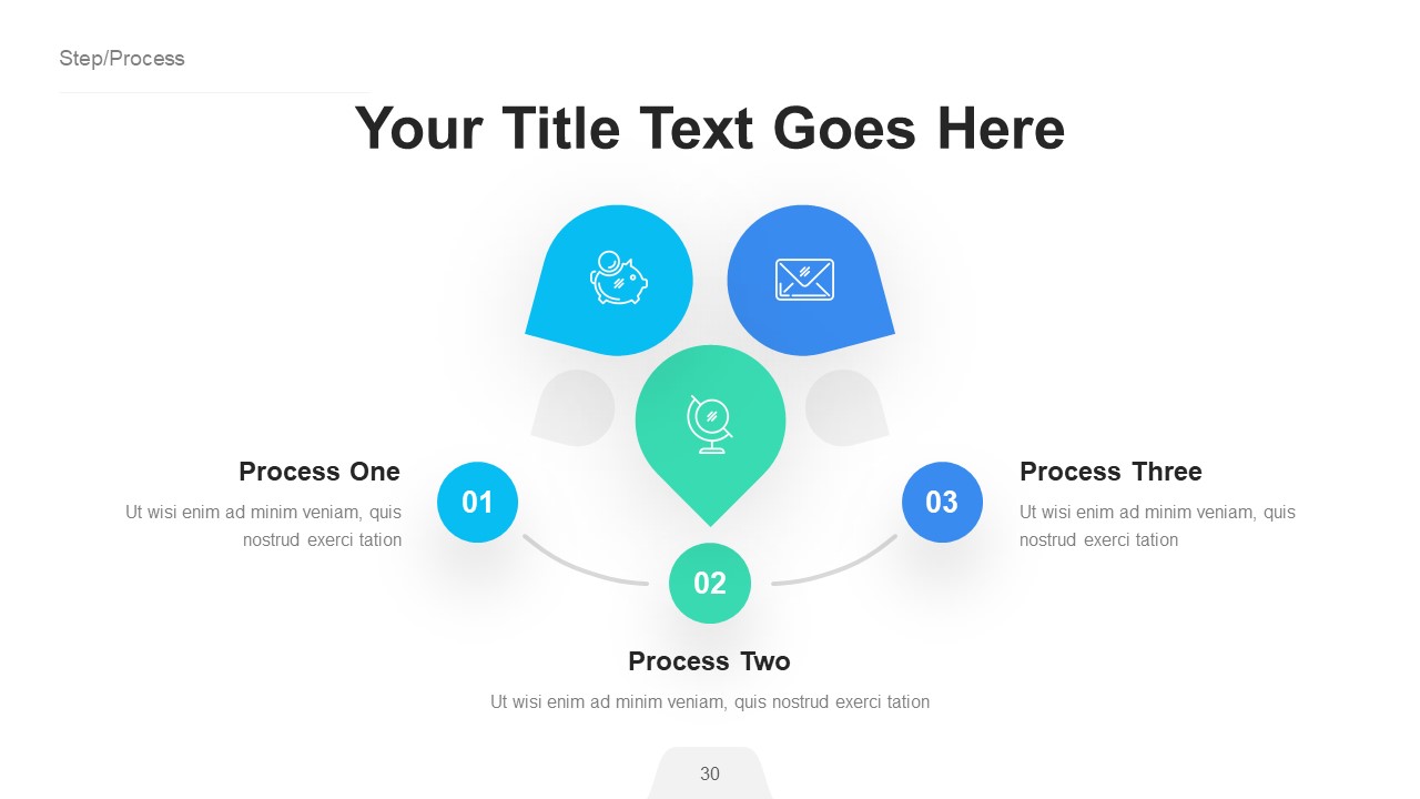 Step and Process PowerPoint Presentation Template, Presentation Templates