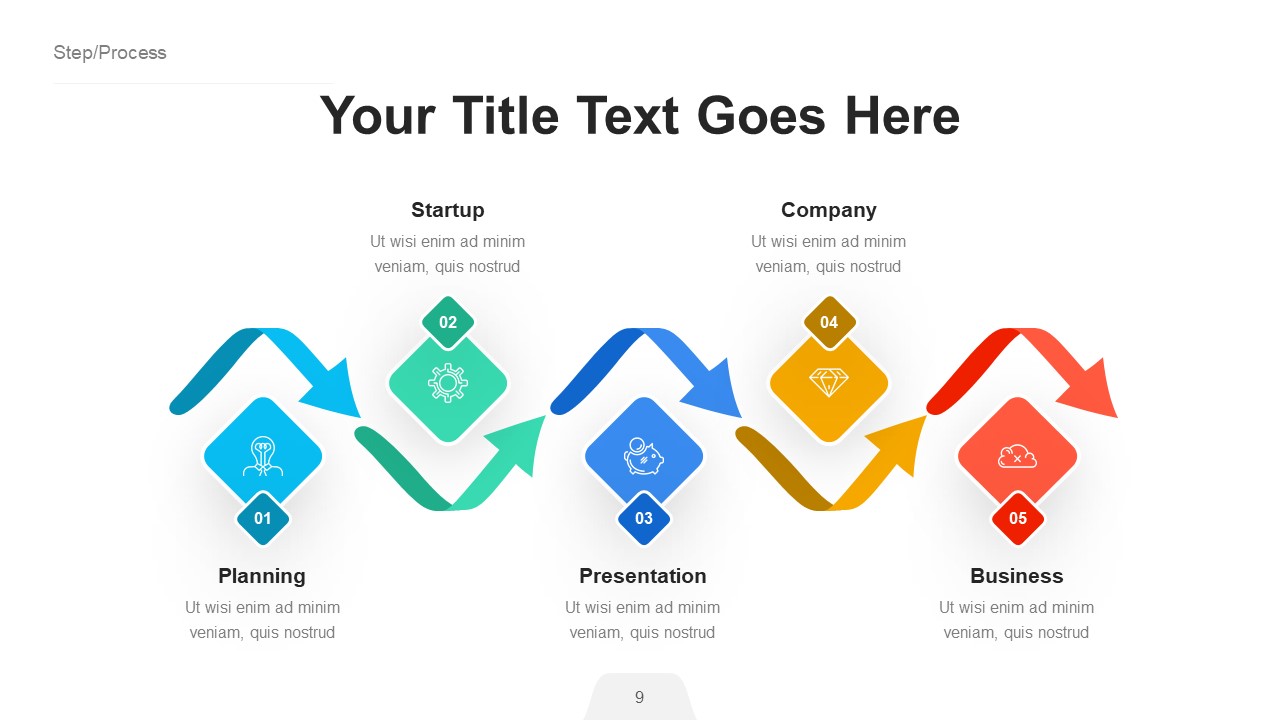 Step and Process PowerPoint Presentation Template by RRgraph | GraphicRiver