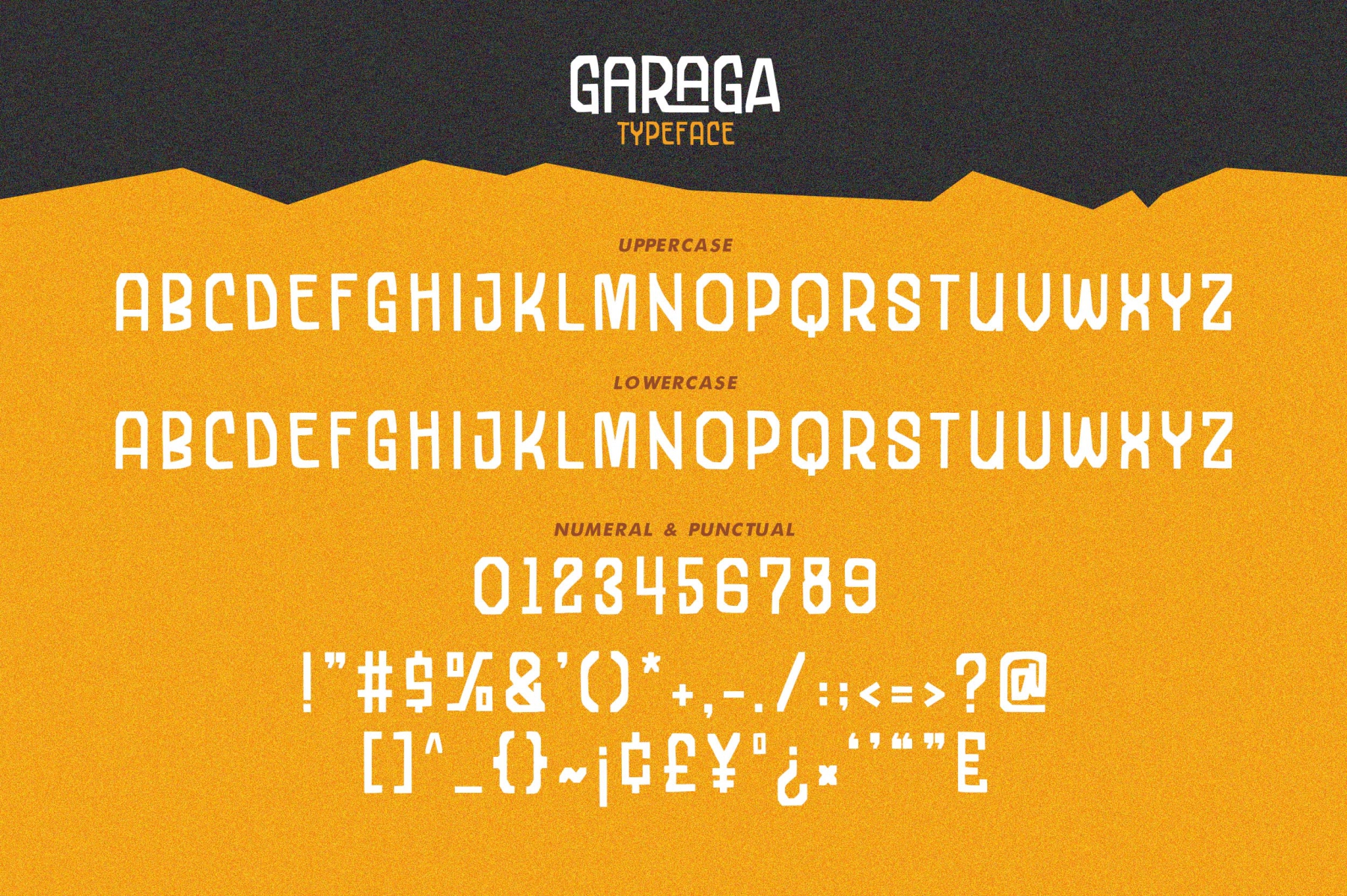 Garaga - a Display Font, Fonts | GraphicRiver