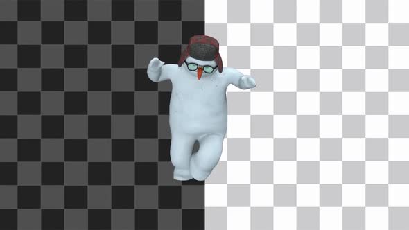 Snowman Dance Loop, Motion Graphics | VideoHive