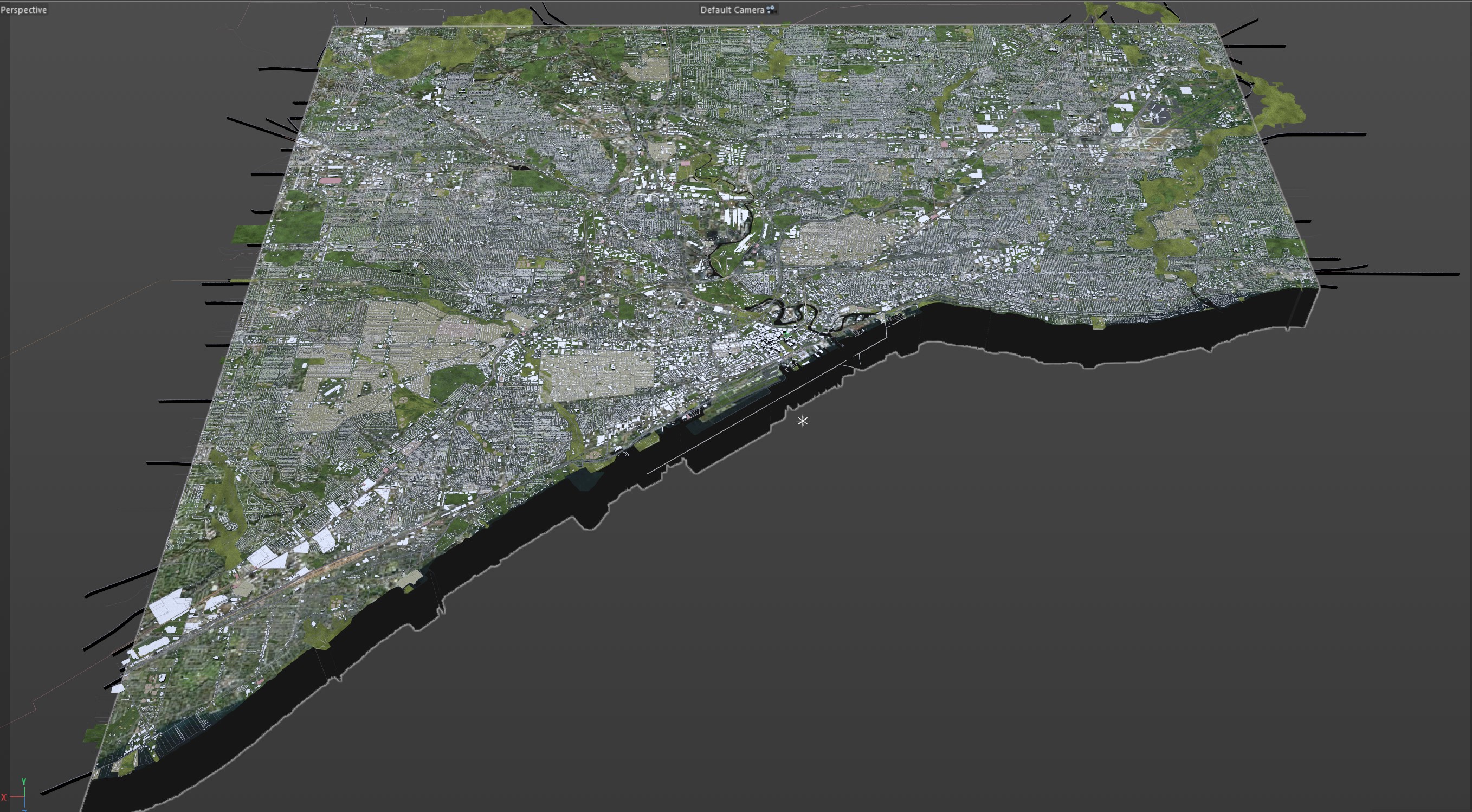 Cleveland ohio city USA 3d model 40Km by TurboCG | 3DOcean