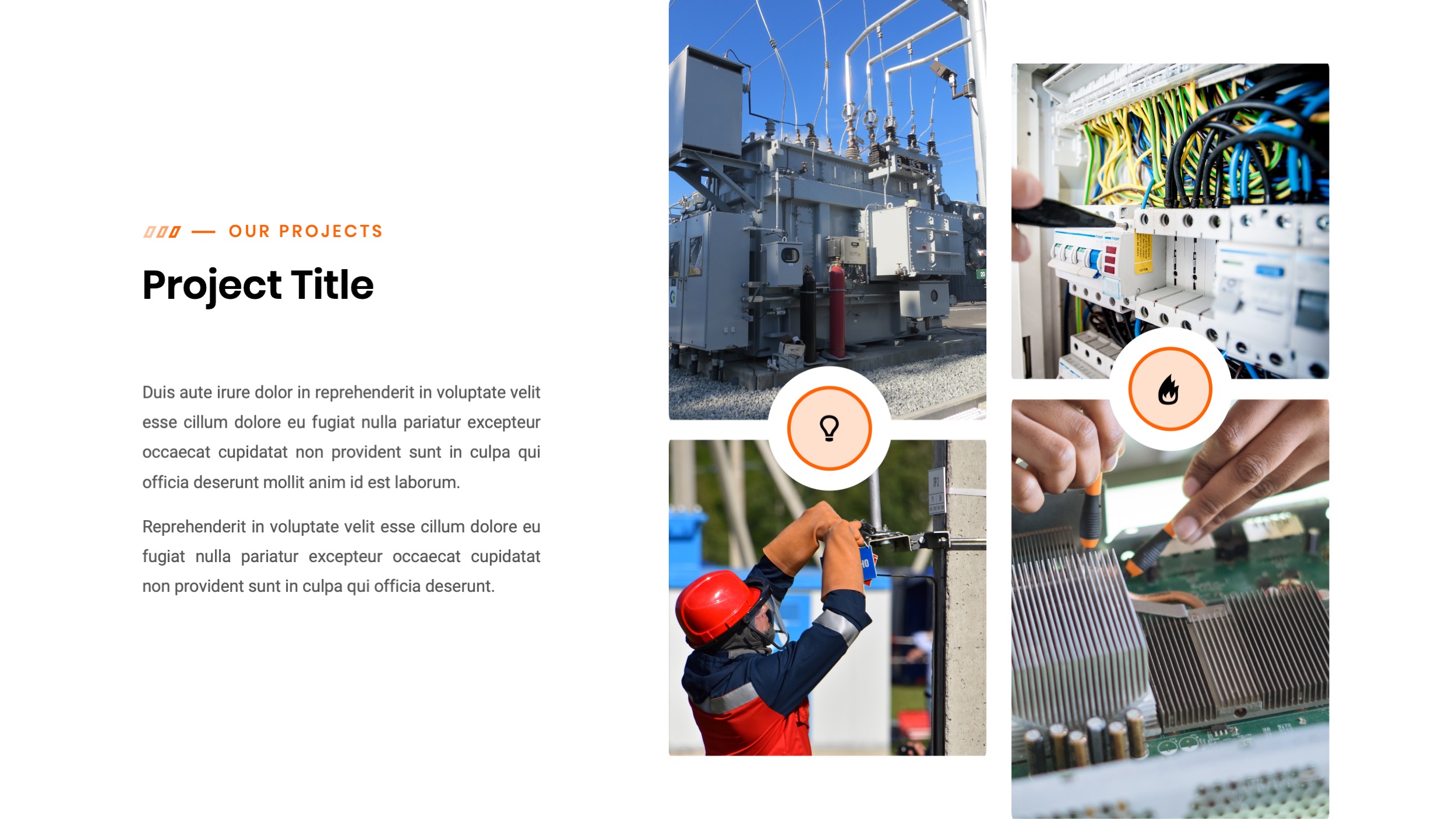 Electrical Services PowerPoint Template, Presentation Templates ...