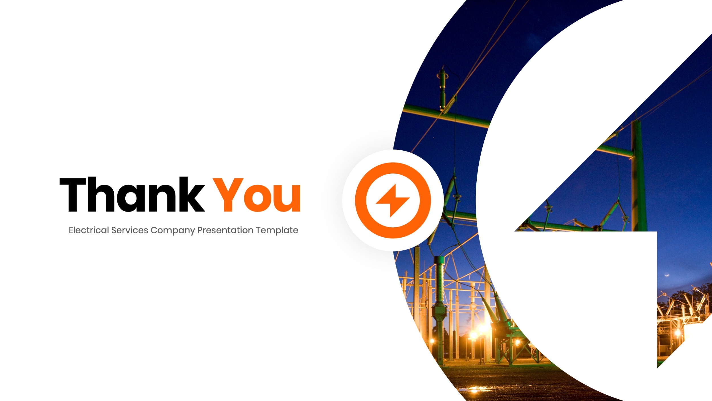 Electrical Services PowerPoint Template, Presentation Templates ...