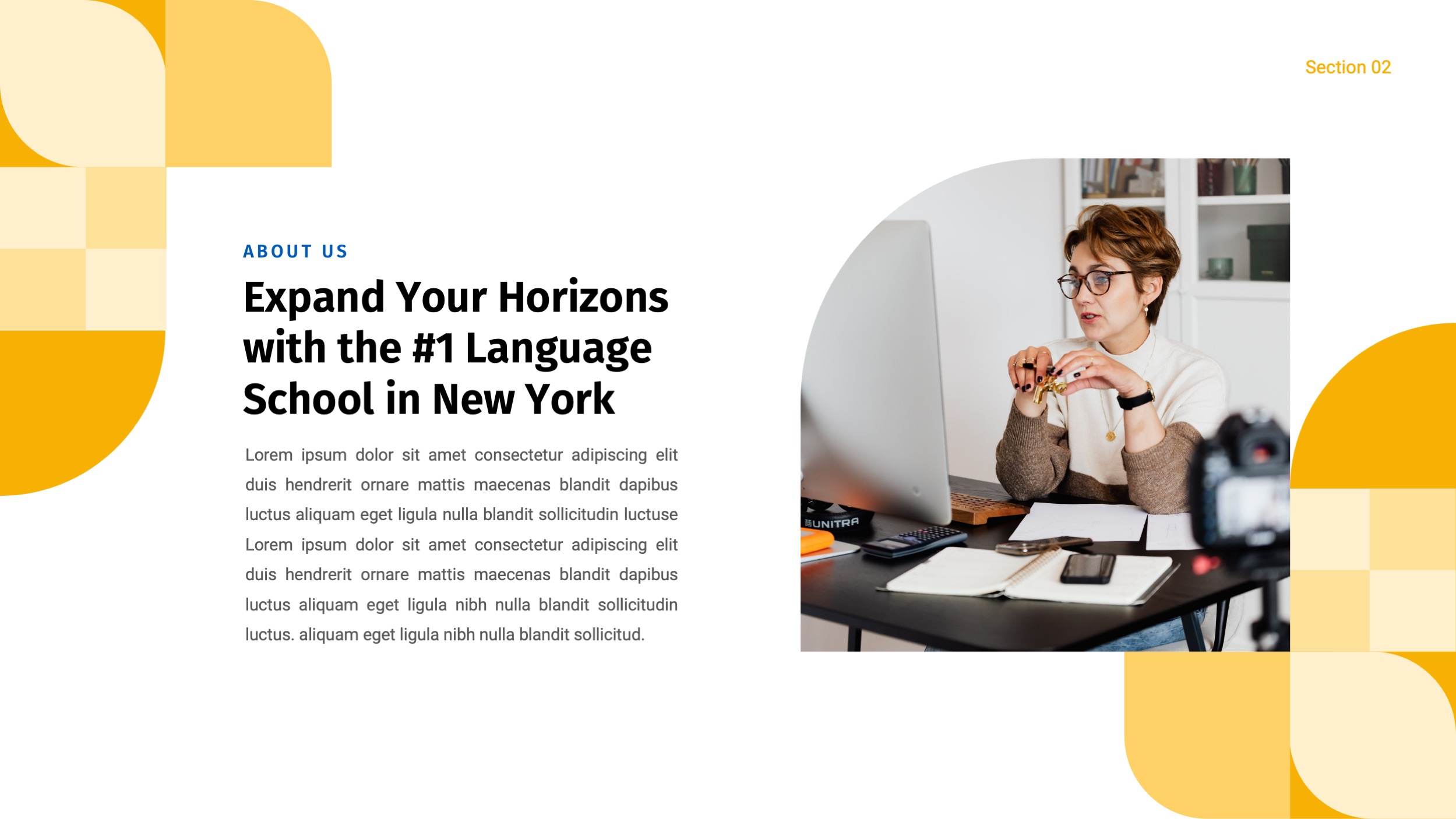 Language Course Google Slides Template, Presentation Templates ...