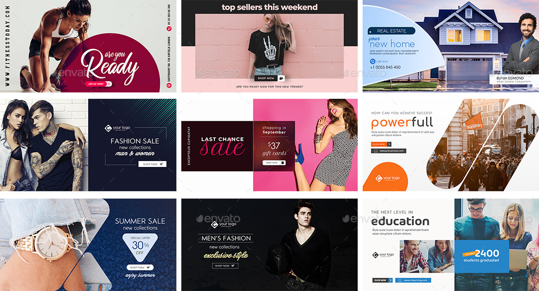 Facebook Banner Bundle, Web Elements | GraphicRiver