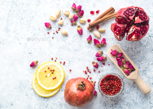 Arab ingredients for middle eastern food Stock Photo by its_al_dente