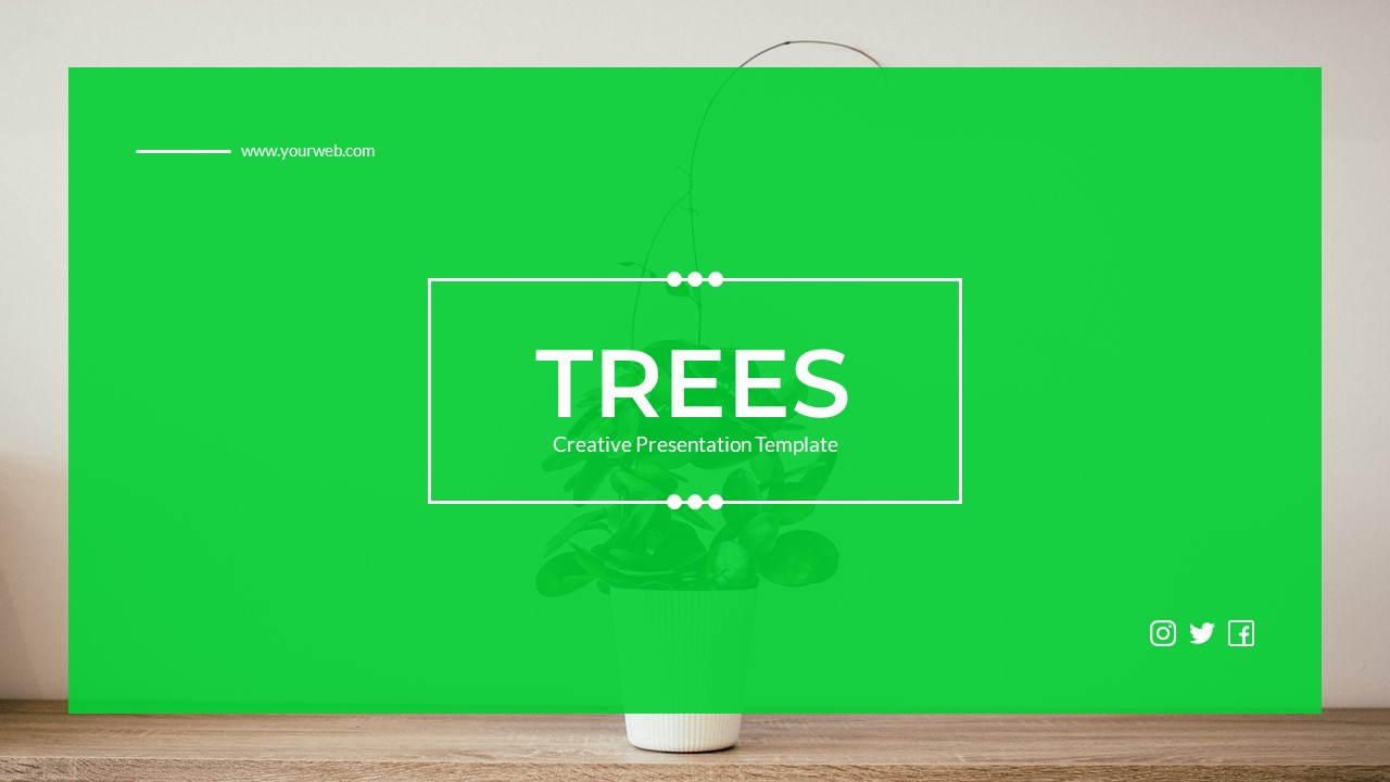 Trees - Nature PowerPoint Template, Presentation Templates | GraphicRiver