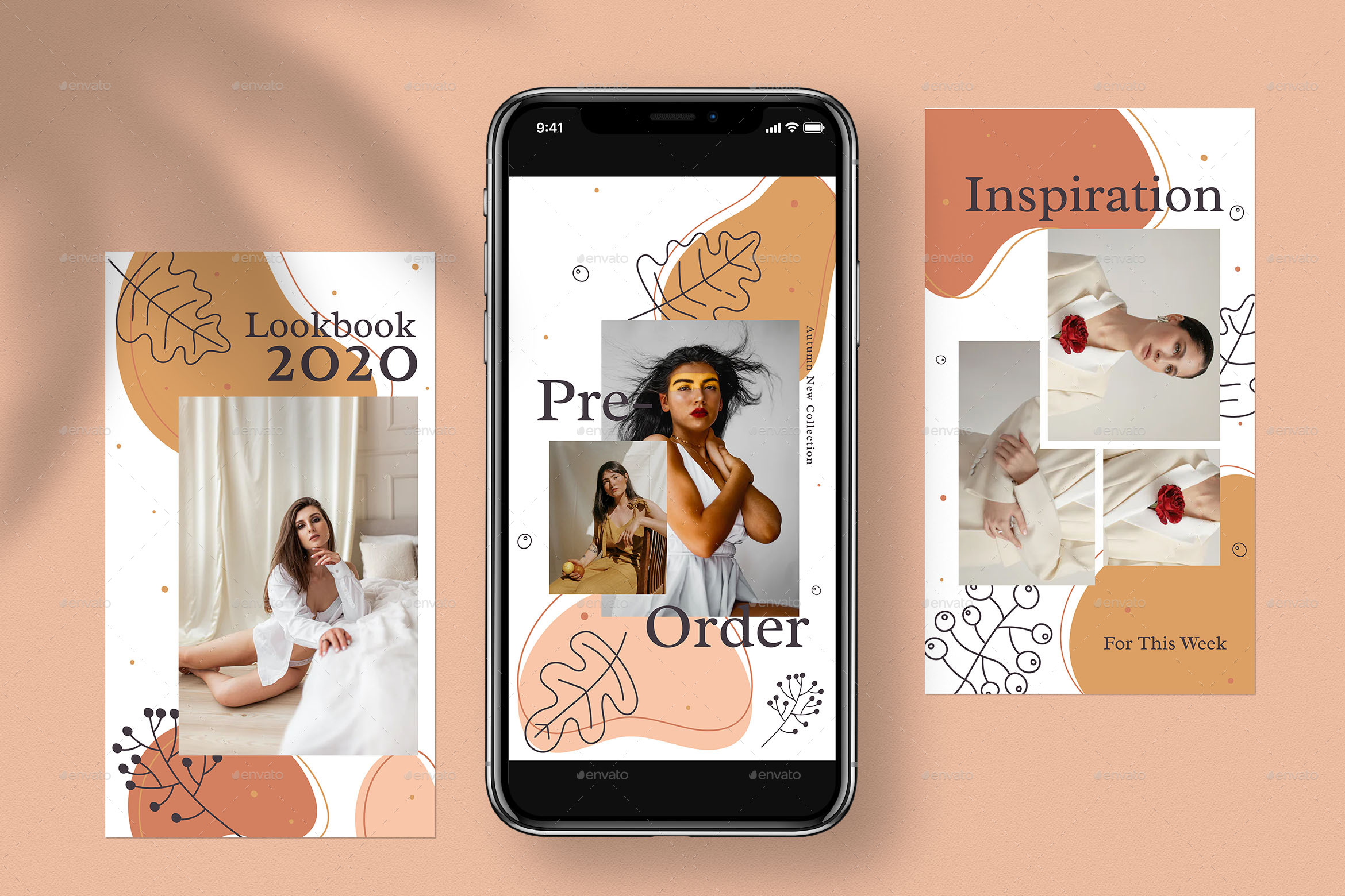 Creamy Pale Insta Set, Web Elements | GraphicRiver