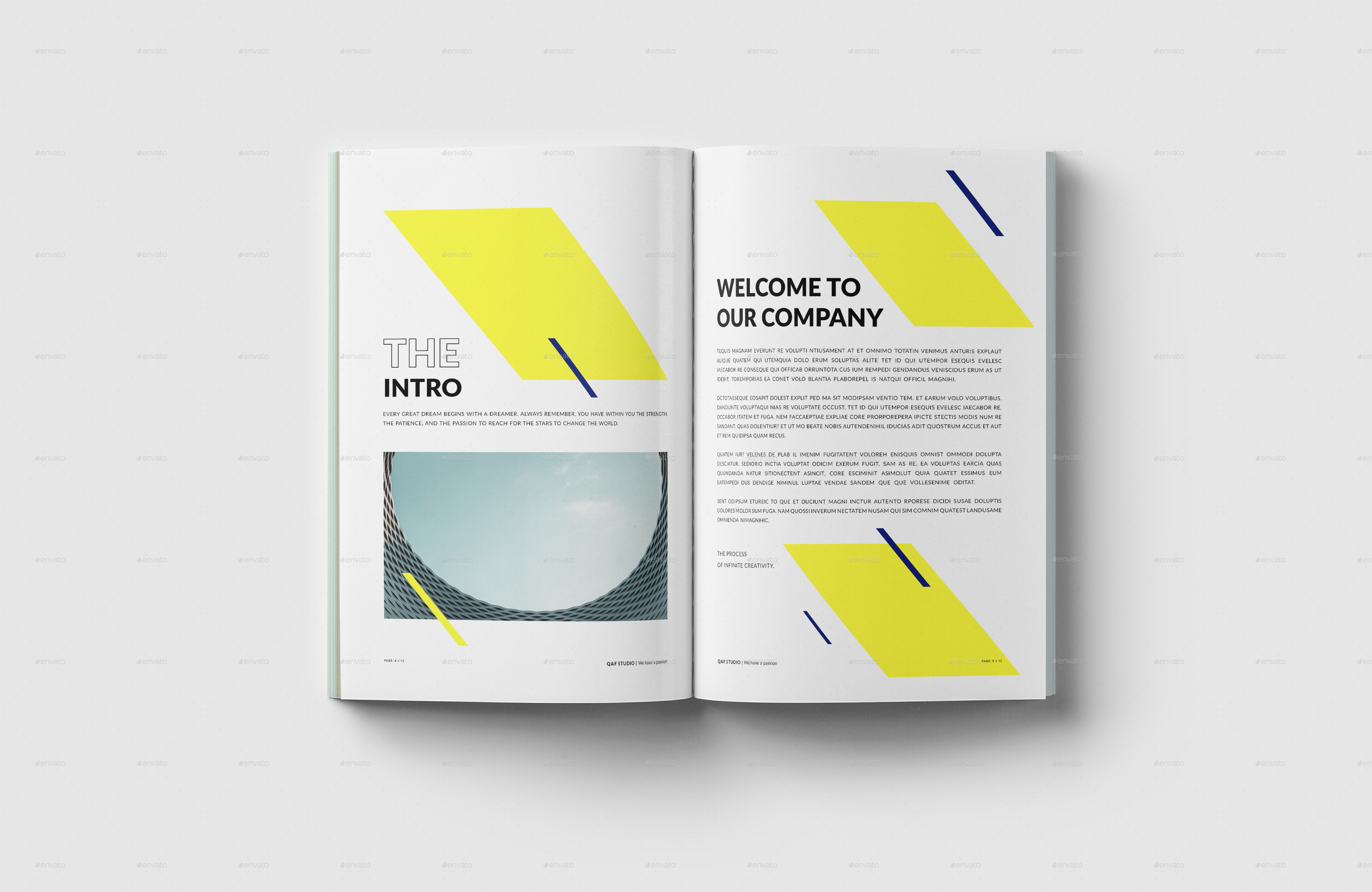 Profile Brochure 12 Pages, Print Templates | GraphicRiver