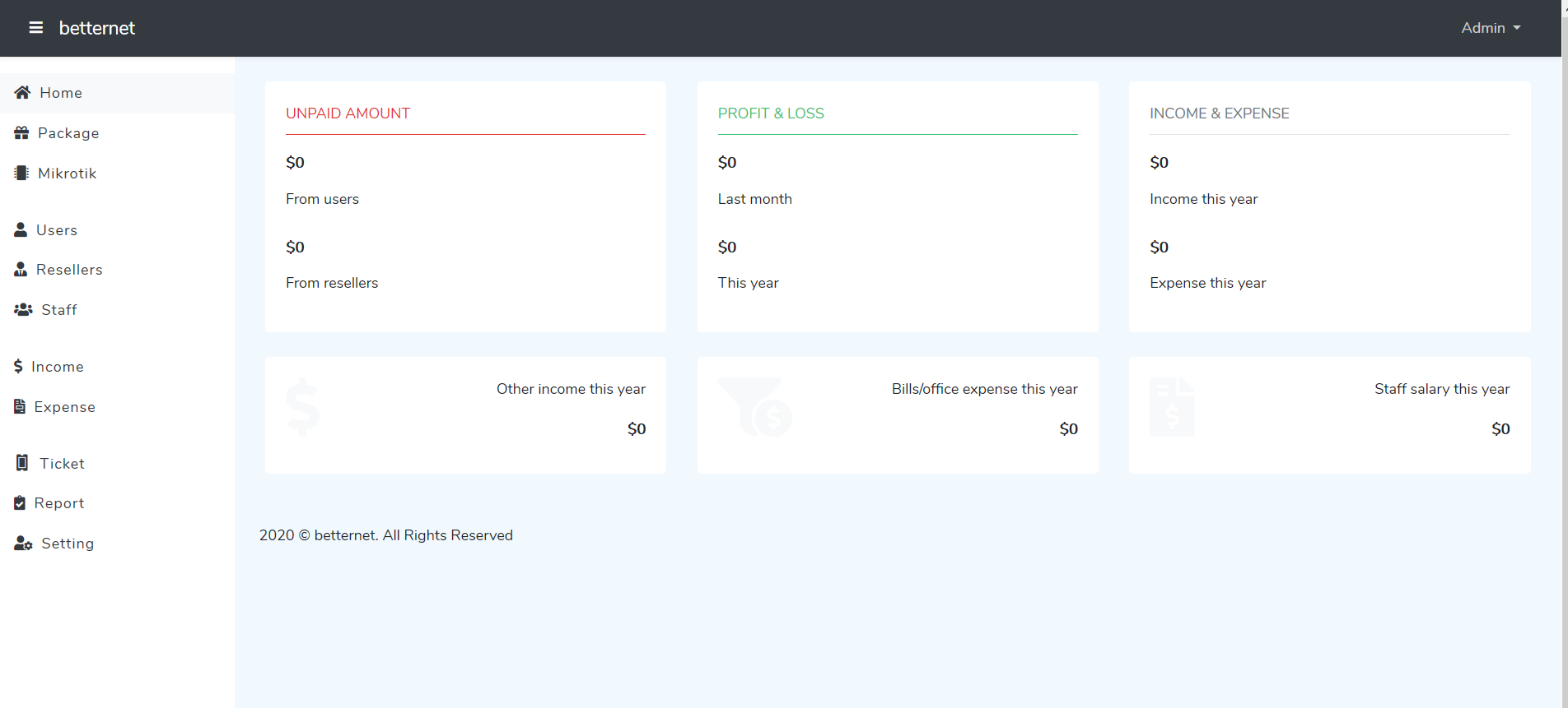 betternet - ISP Management System with Mikrotik API by sajalahsan