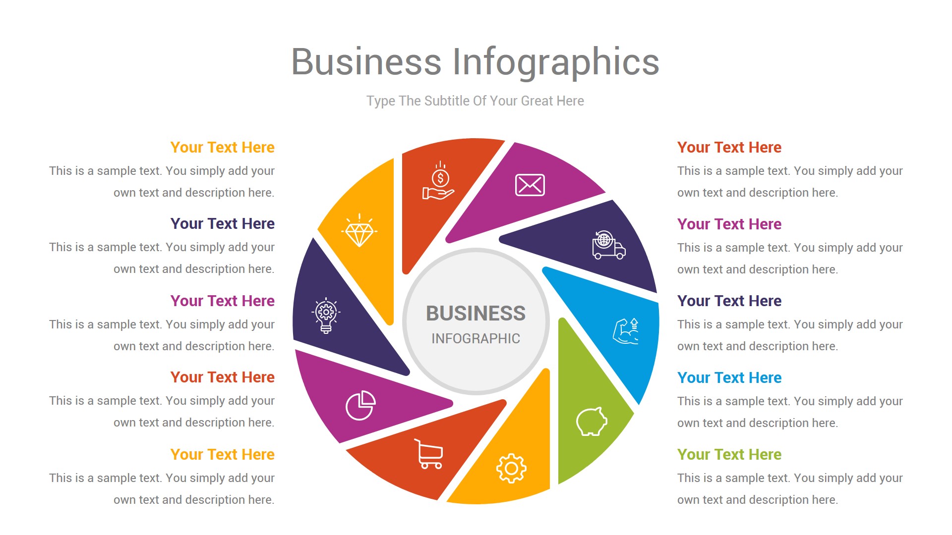 Business Infographics PowerPoint Template, Presentation Templates ...
