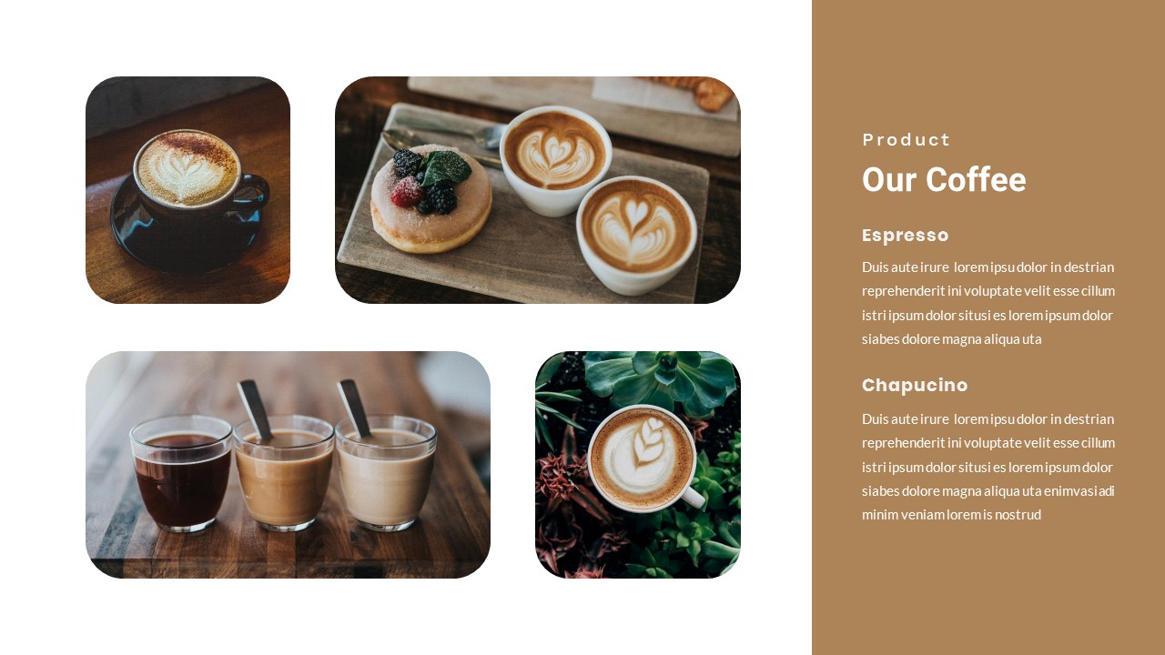 Pahit - Coffee Shop Google Slides Template, Presentation Templates