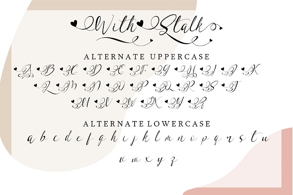 With Stalk, Fonts | GraphicRiver