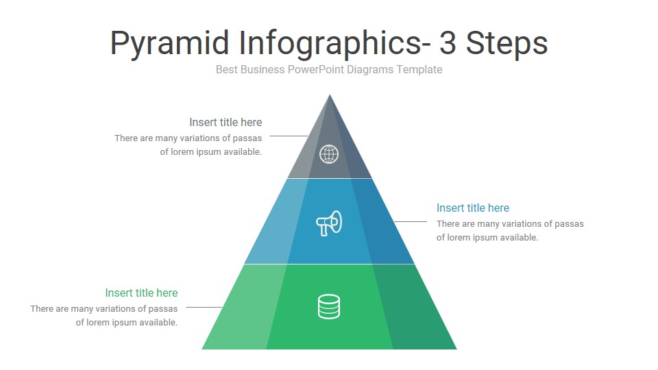 Pyramid PowerPoint Infographics Diagrams Template, Presentation Templates