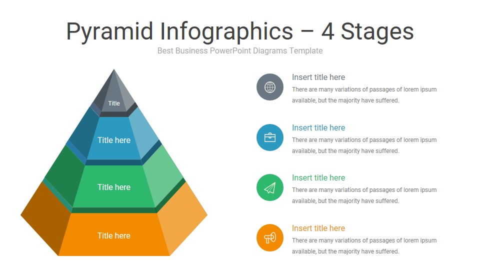 Pyramid PowerPoint Infographics Diagrams Template, Presentation Templates