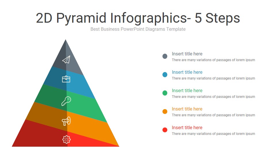 Pyramid PowerPoint Infographics Diagrams Template, Presentation Templates