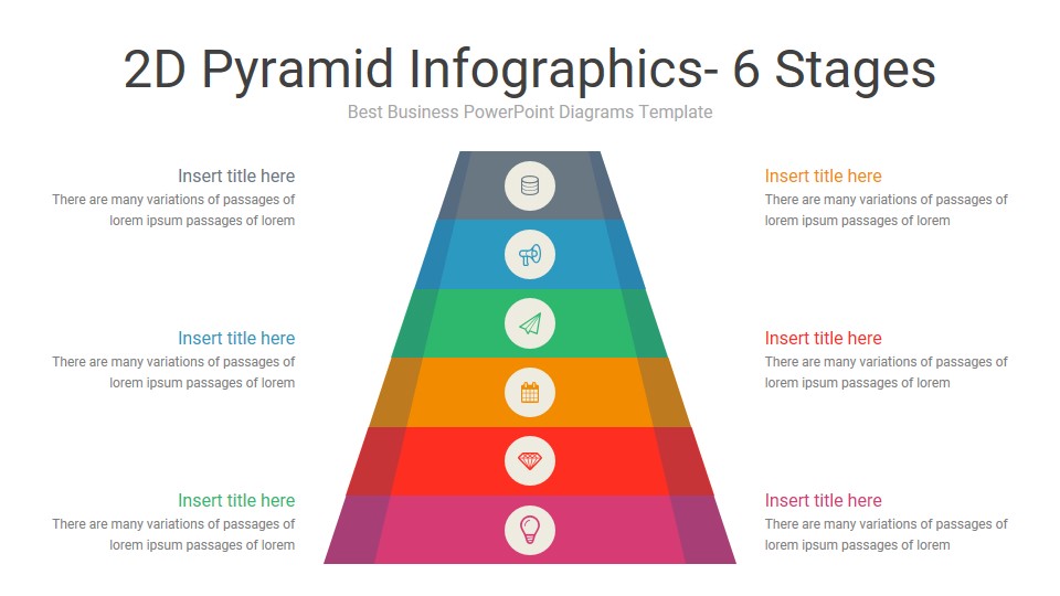 Pyramid PowerPoint Infographics Diagrams Template, Presentation Templates