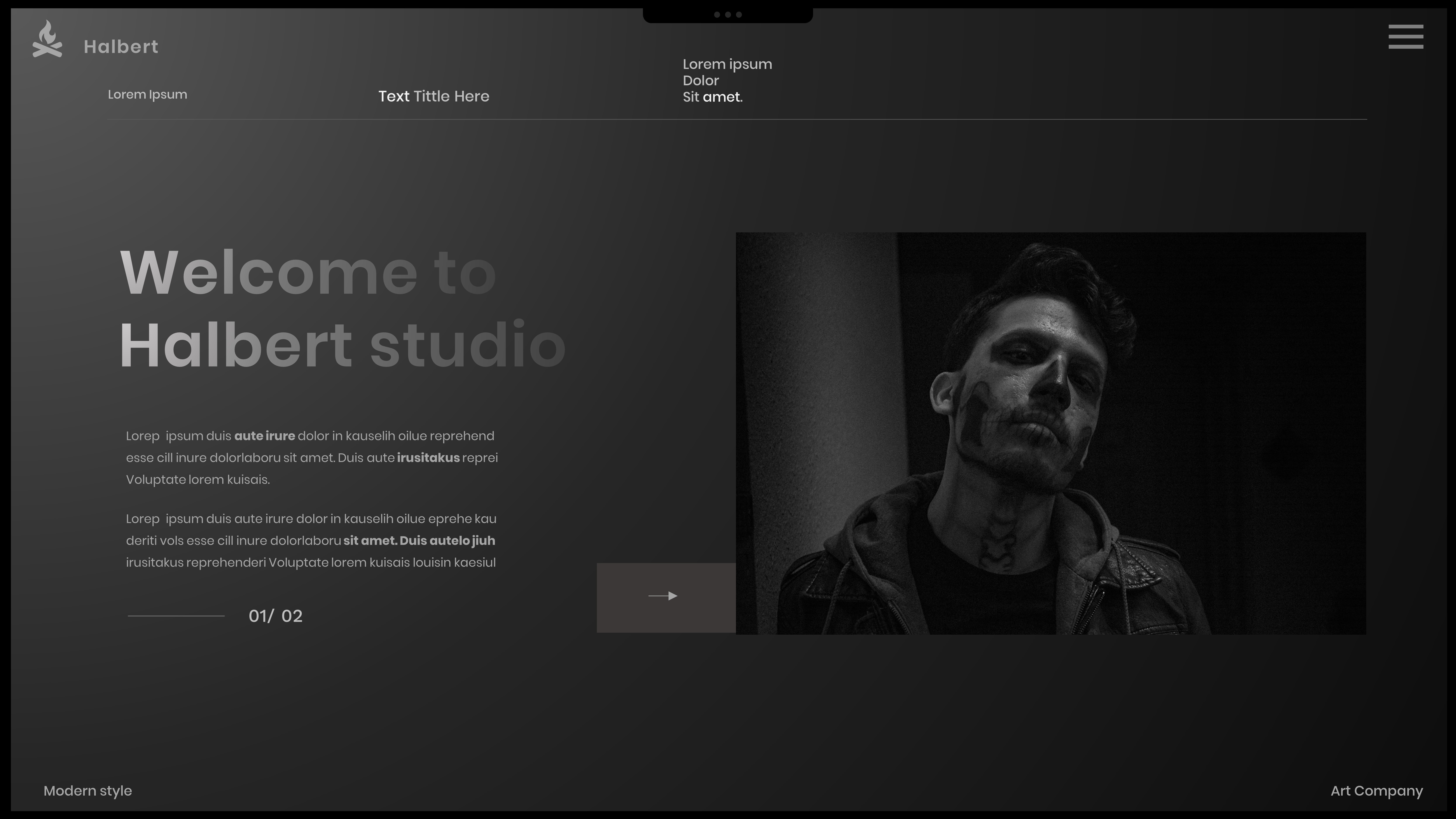Halbert - Business PowerPoint Template, Presentation Templates ...
