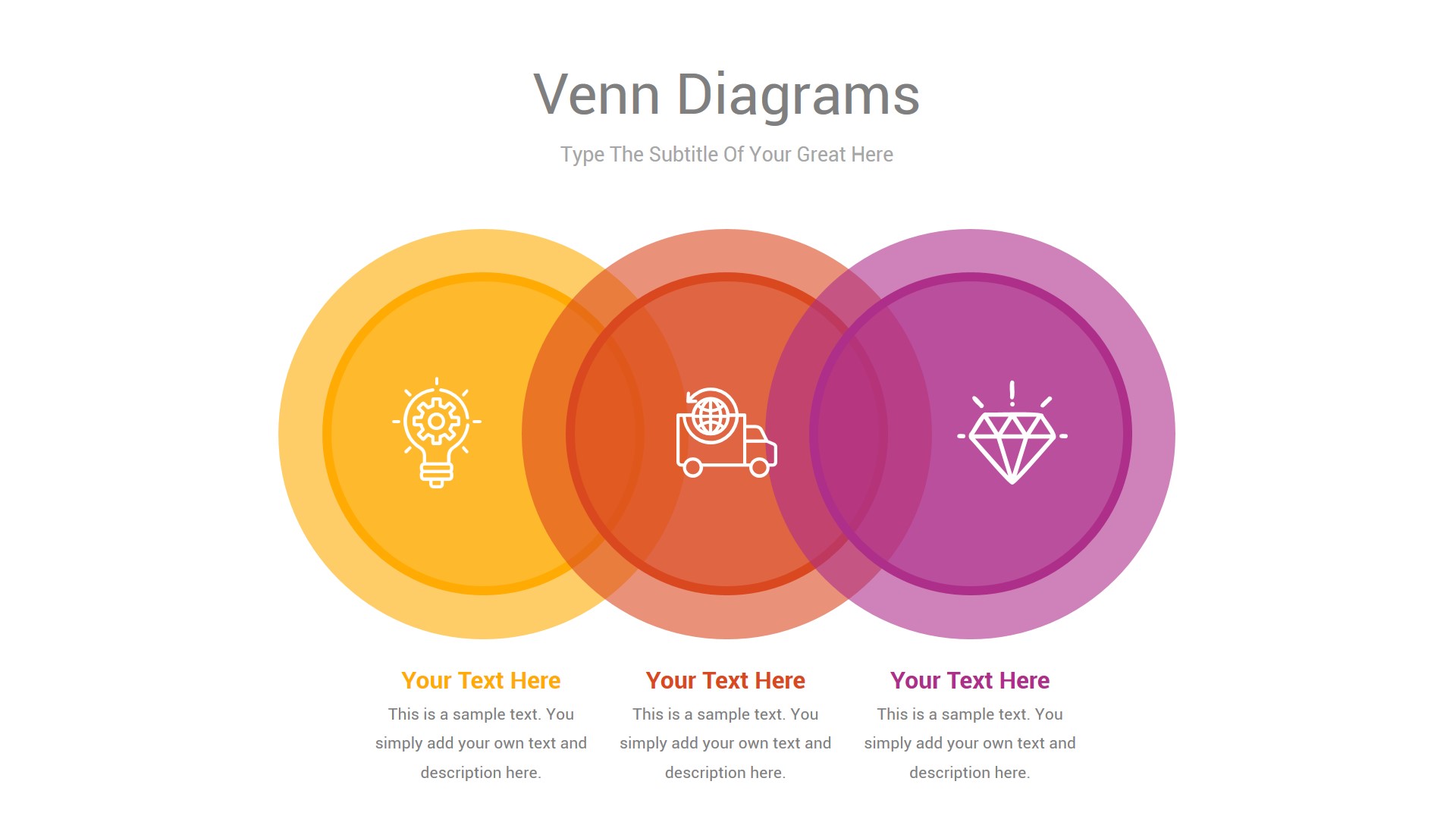 Venn Diagrams PowerPoint Template, Presentation Templates | GraphicRiver