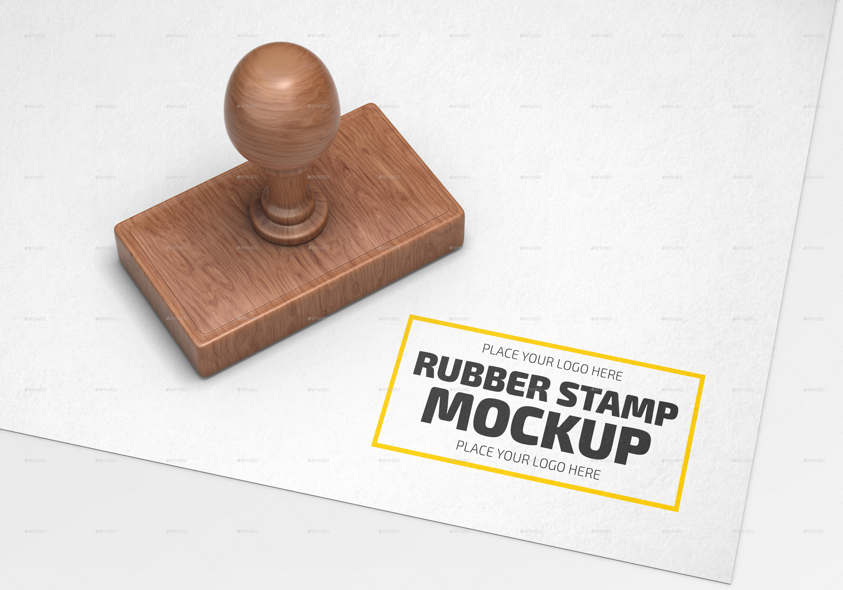 Rubber Stamp Mockup Set, Graphics | GraphicRiver