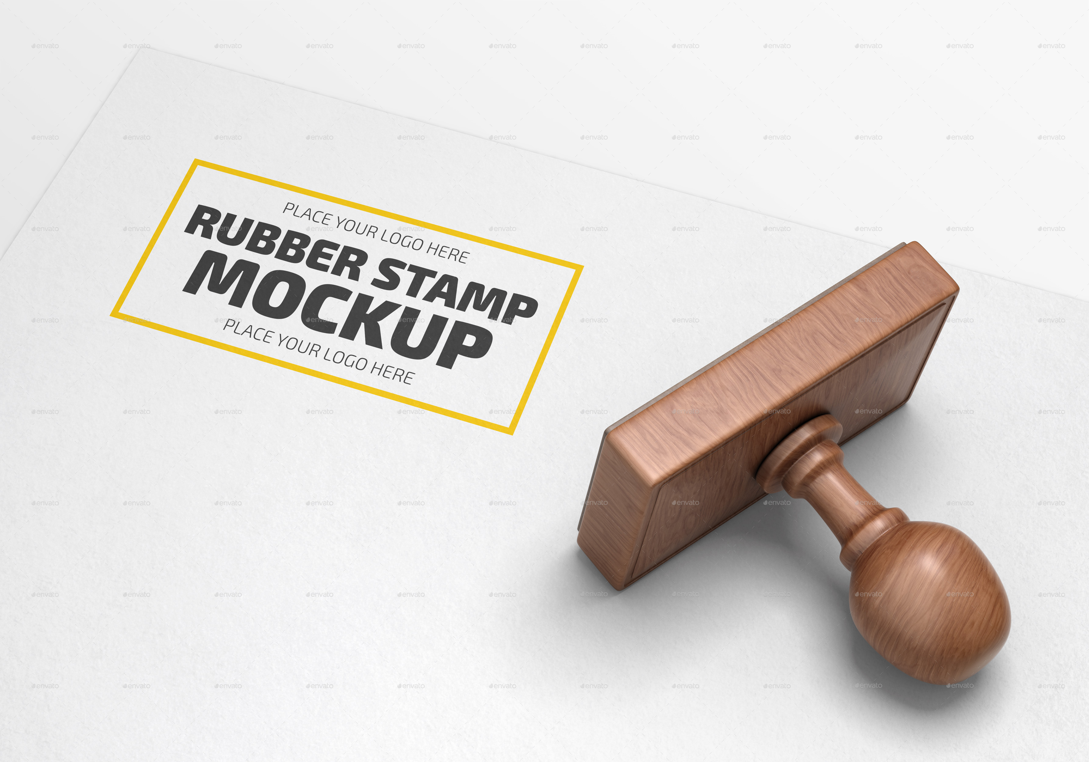 Rubber Stamp Mockup Set, Graphics | GraphicRiver
