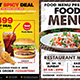 Restaurant Menu Bundle Templates, Print Templates | GraphicRiver