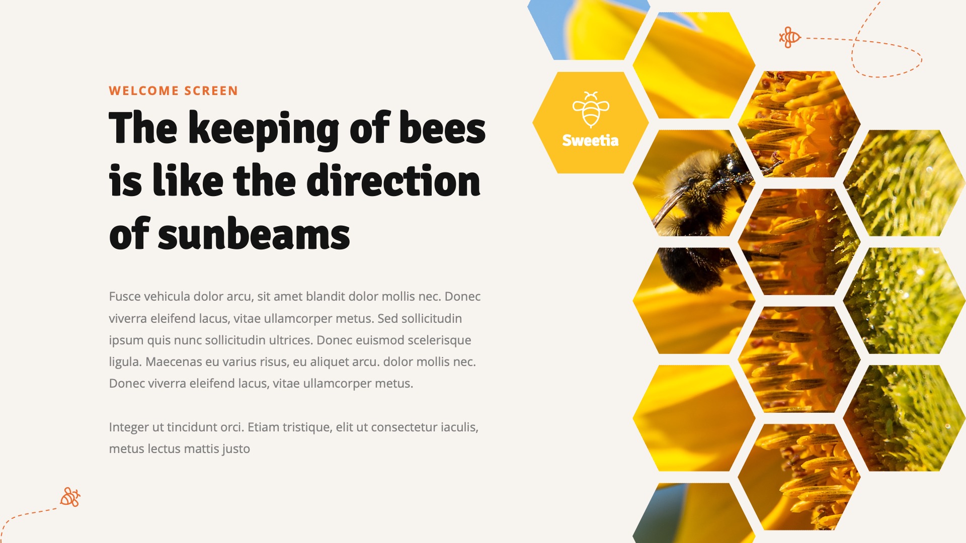 Sweetia - Beekeeping & Honey Production Powerpoint Template ...