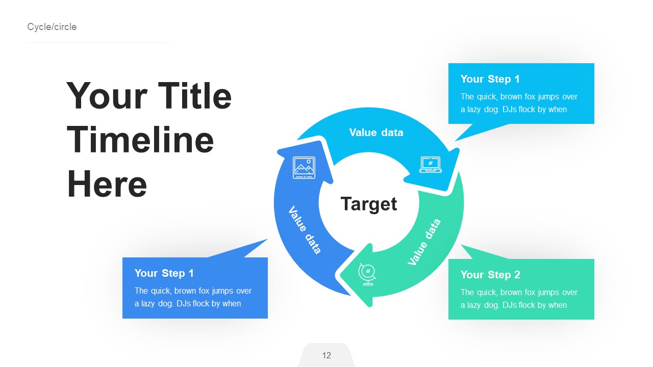 Cycle and Circle Infographic PowerPoint Presentation Template ...