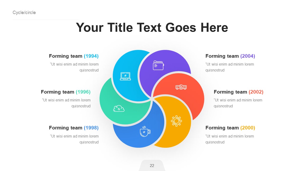 Cycle and Circle Infographic PowerPoint Presentation Template ...