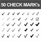 50 Check Marks, Vectors | GraphicRiver