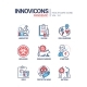 Pandemic - Vector Line Design Style Icons Set, Graphics | GraphicRiver