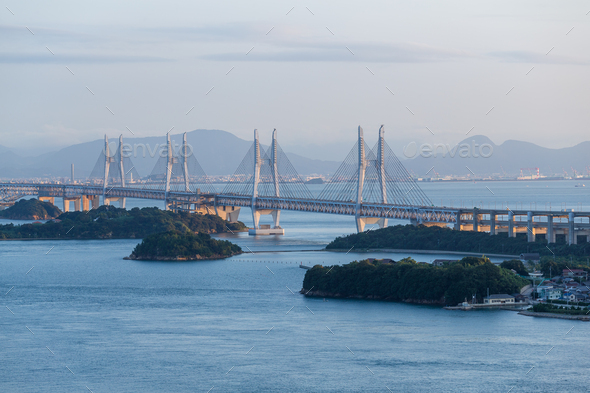 Great Seto Bridge in Japan Stock Photo by leungchopan | PhotoDune
