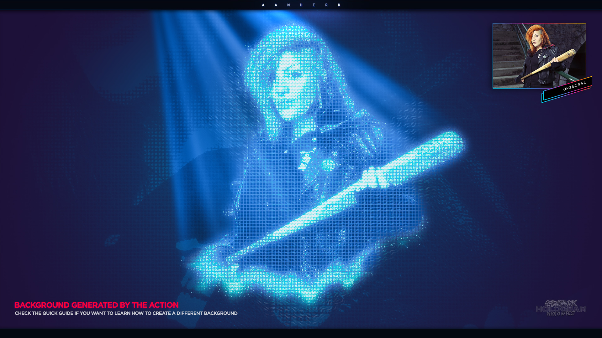 Cyberpunk Photoshop Effects Bundle, Add-ons | GraphicRiver