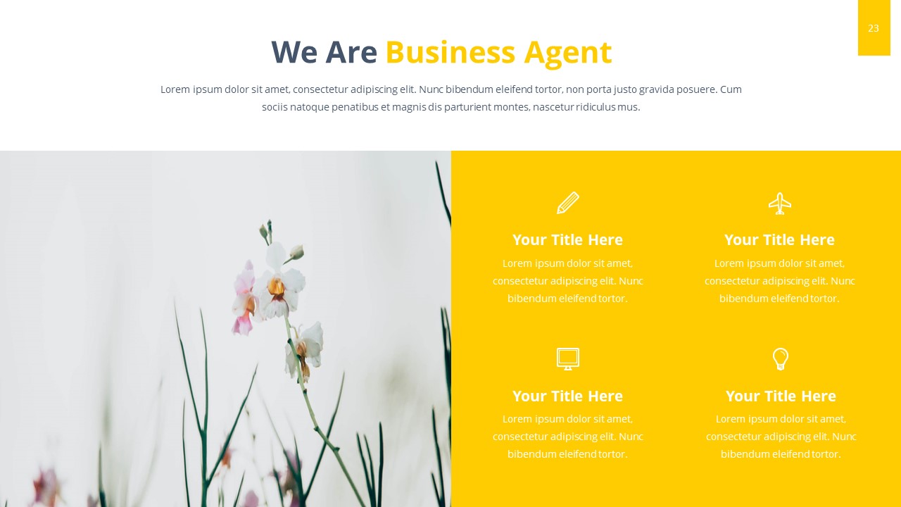 Business Agent Powerpoint Template by loveishkalsi | GraphicRiver