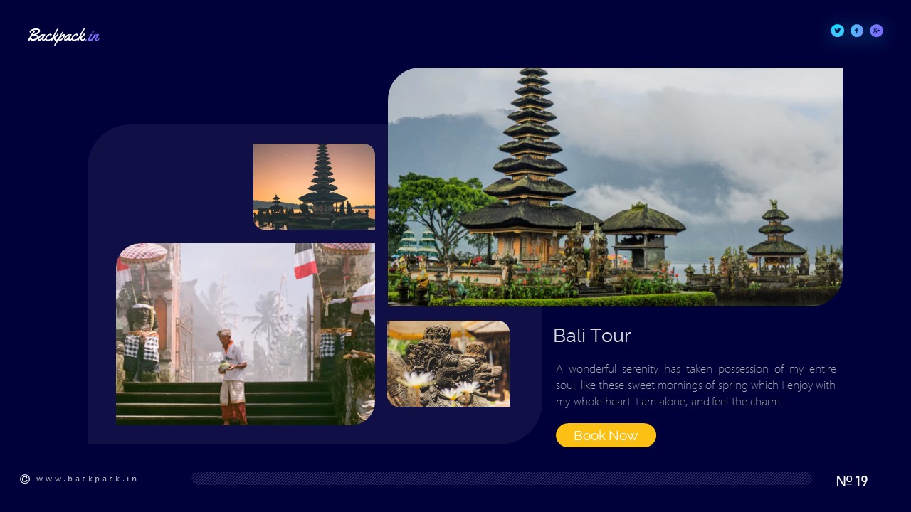 Backpack.in – Creative Travel Keynote Presentation Template ...