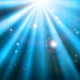 Bright blue light rays background, Vectors | GraphicRiver